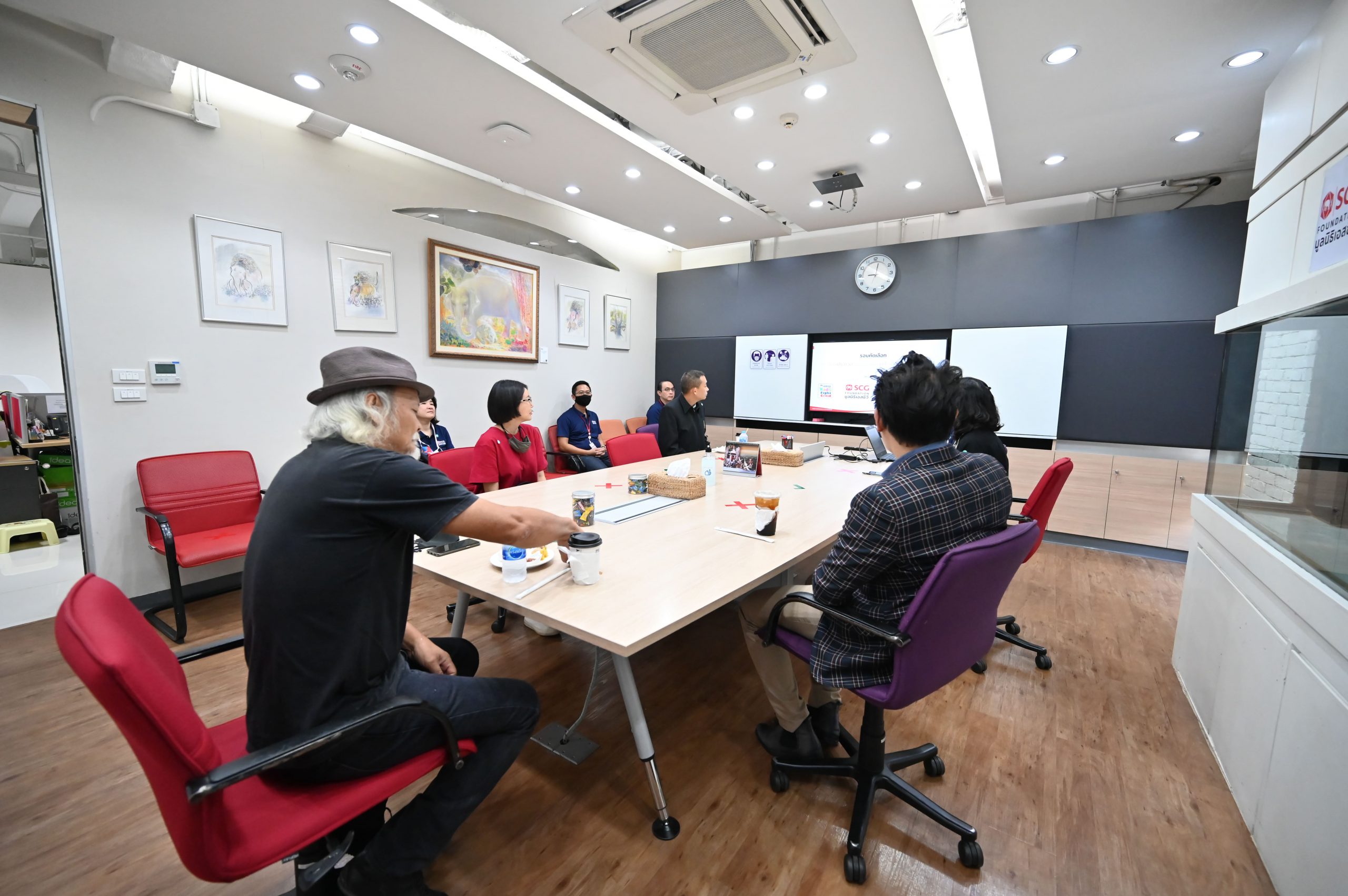 The Round Judging Session of “Thai Kids Fight COVID” Painting Competition - มูลนิธิเอสซีจี SCG ...