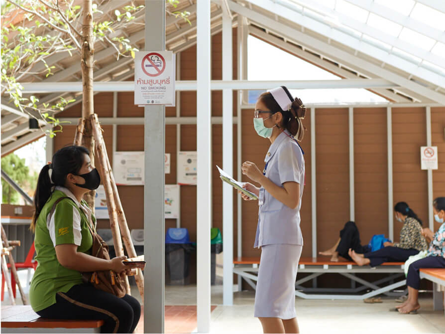 "21 Happiness Spaces" Crown Prince Hospitals all over Thailand - มูลนิธิเอสซีจี SCG Foundation